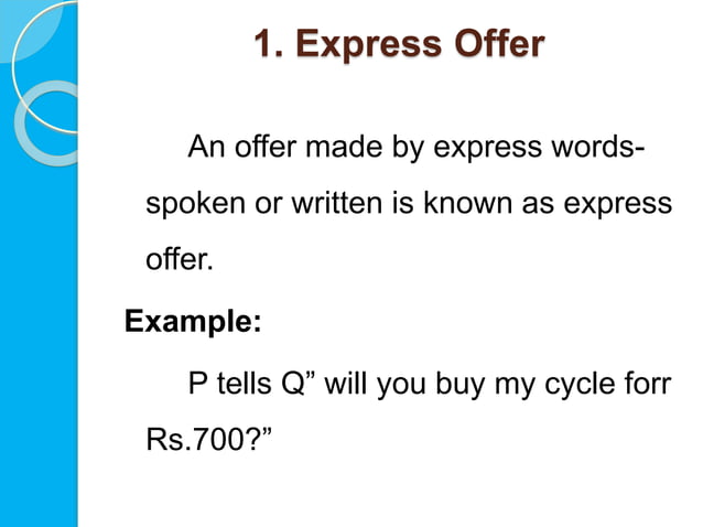 Types of offer | PPTX