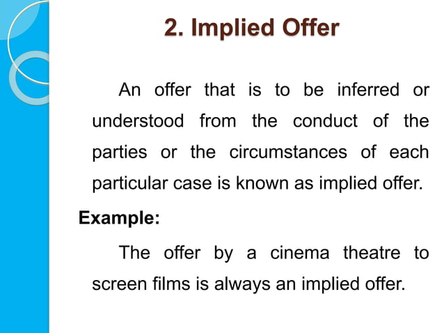 Types of offer | PPTX