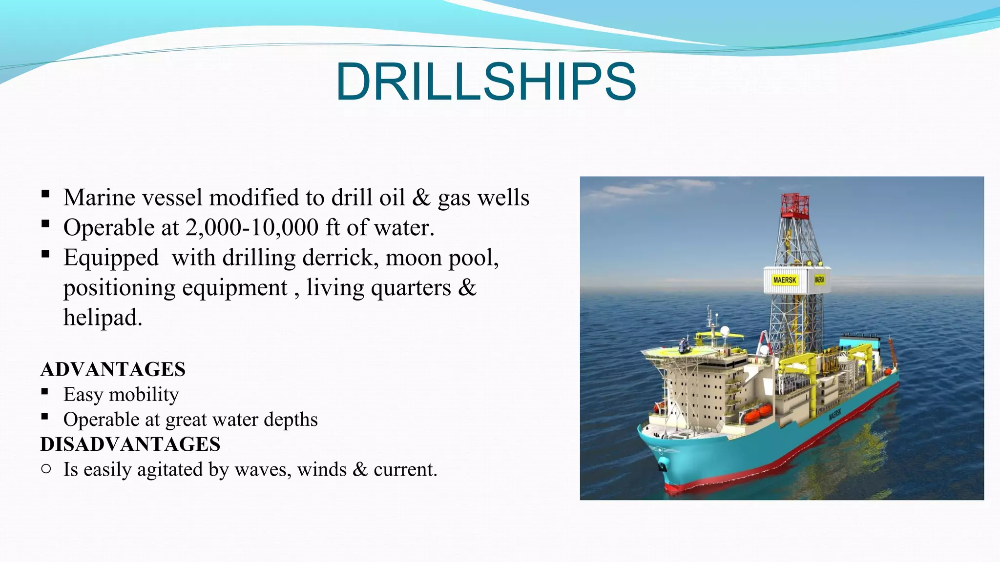 Types of Offshore Oil and Gas rigs | PPT