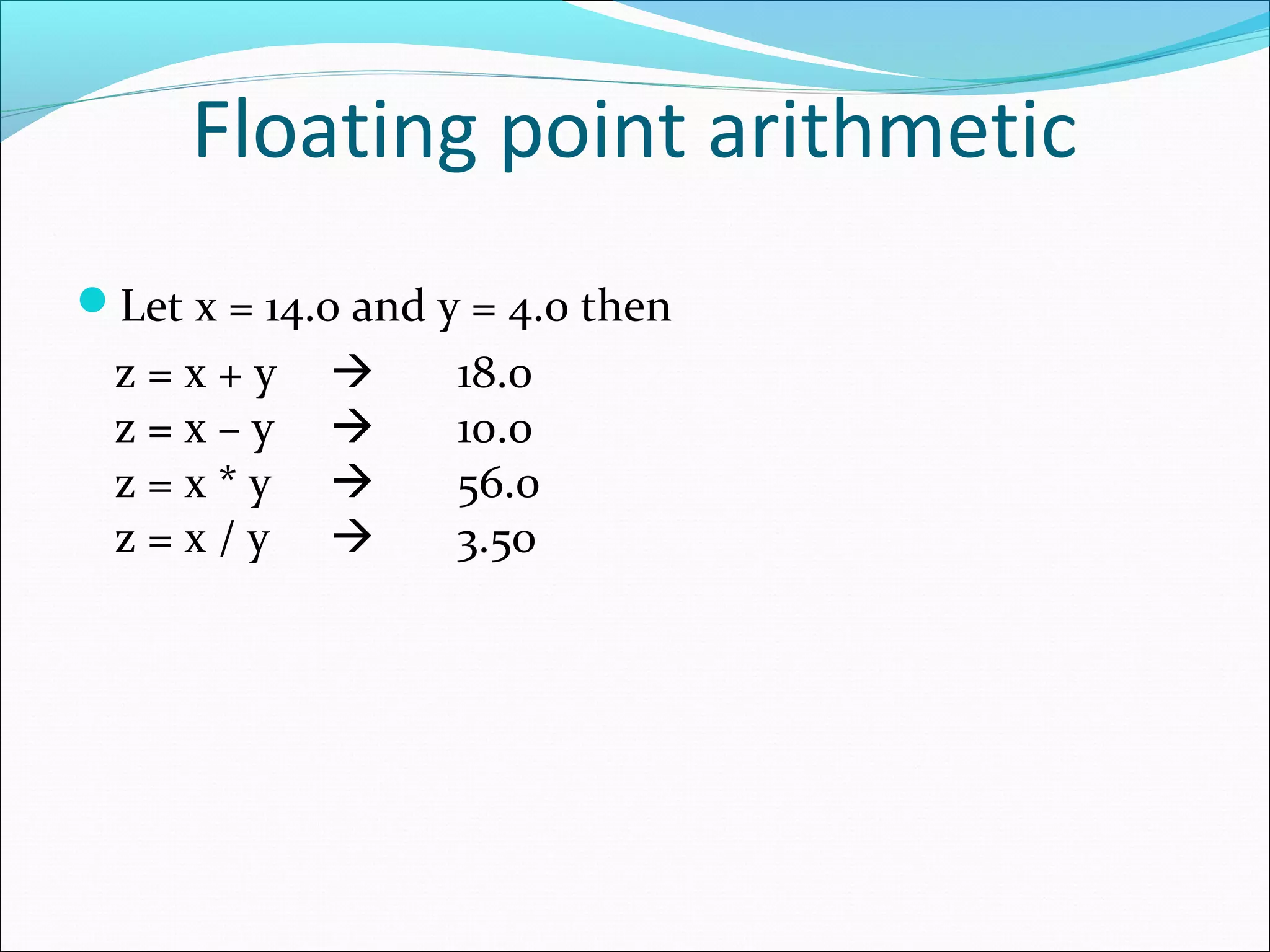 Types Of Operators In C Ppt 