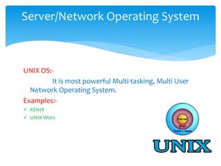 Types of Operating System | PPTX