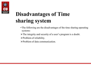 Types of Operating System | PPTX