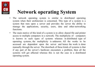 Types of Operating System | PPTX