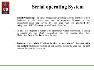 Types of Operating System | PPTX