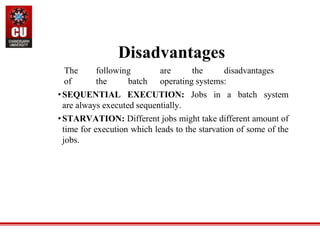 Types of Operating System | PPTX