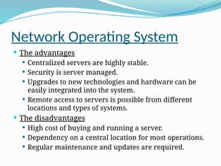 types of operating system an overview of the topics.pptx