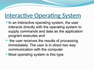 types of operating system an overview of the topics.pptx