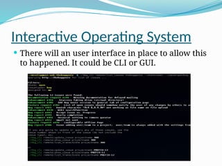 types of operating system an overview of the topics.pptx
