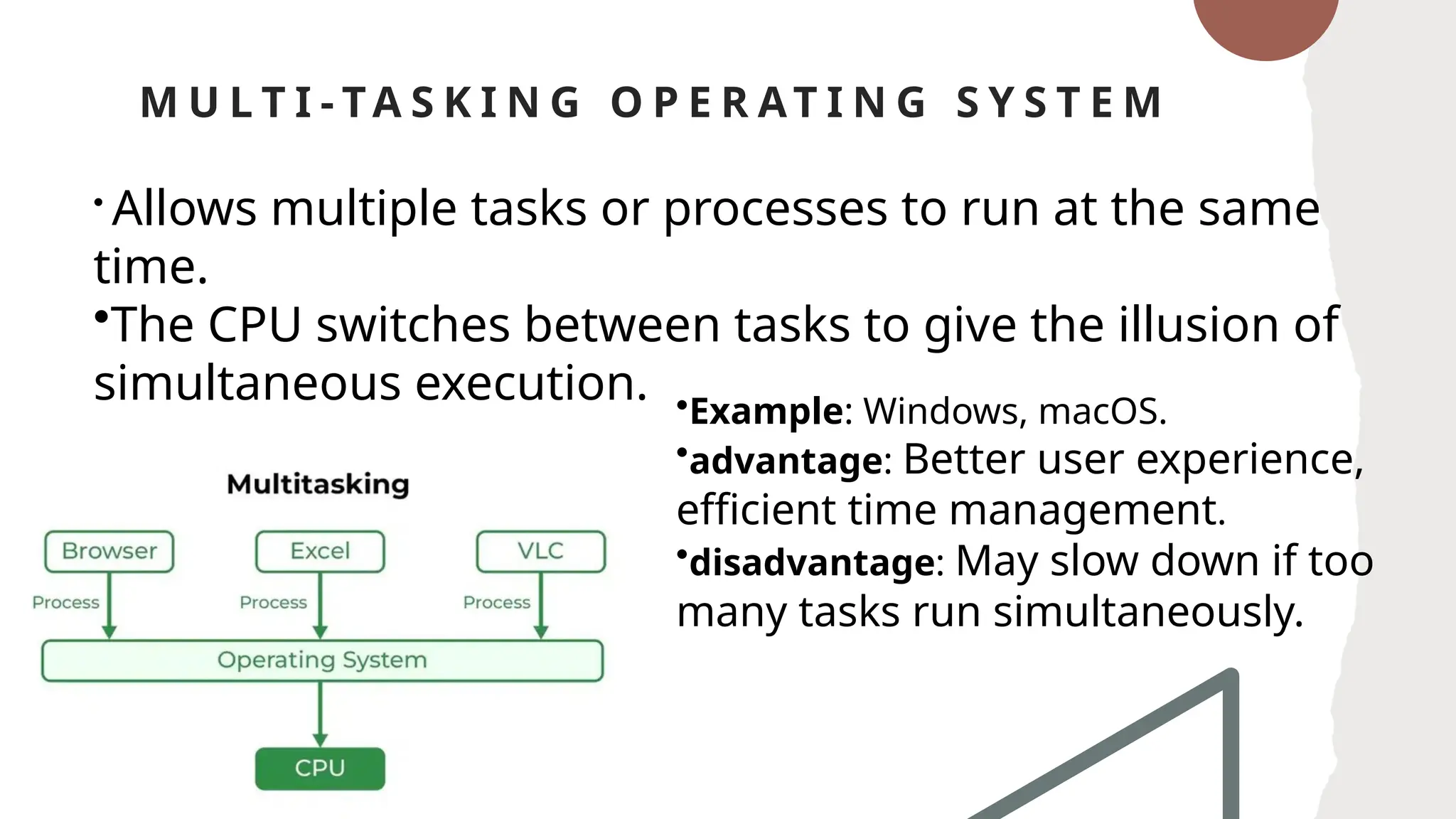 types of operating system.pptx.......... | PPTX