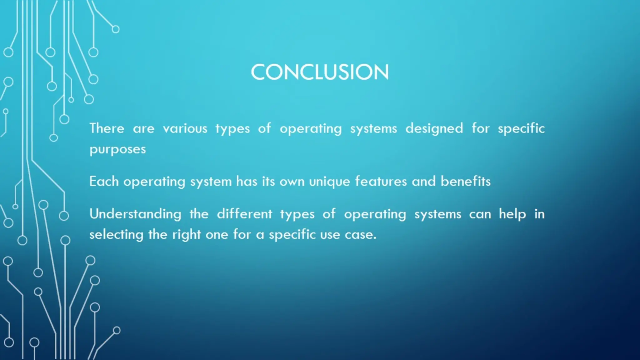 TYPES OF OPERATING SYSTEM in computer world | PPTX