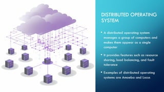 TYPES OF OPERATING SYSTEM in computer world | PPTX