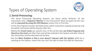 Types of operating system unit 1 by Ram K Paliwal | PPT
