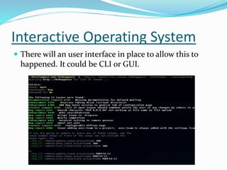 Types of operating system | PPTX