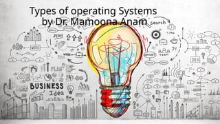 Types of operating Systems.pptx By Dr.Mamoona Anam | PPTX