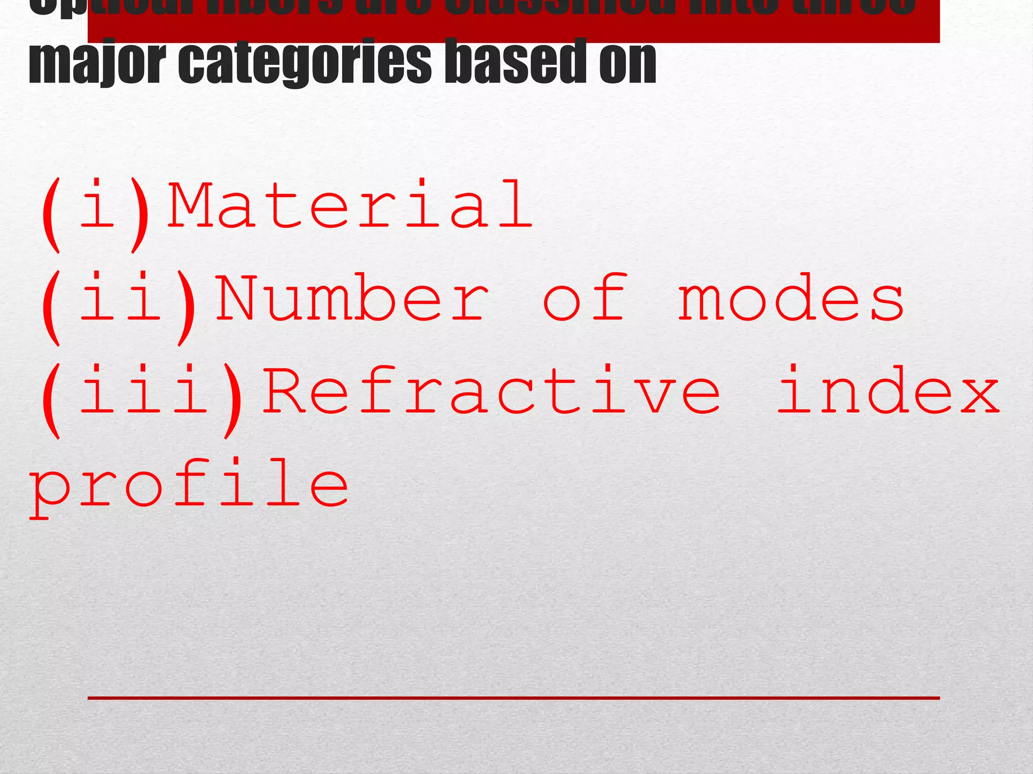 Types of optical fiber | PPTX