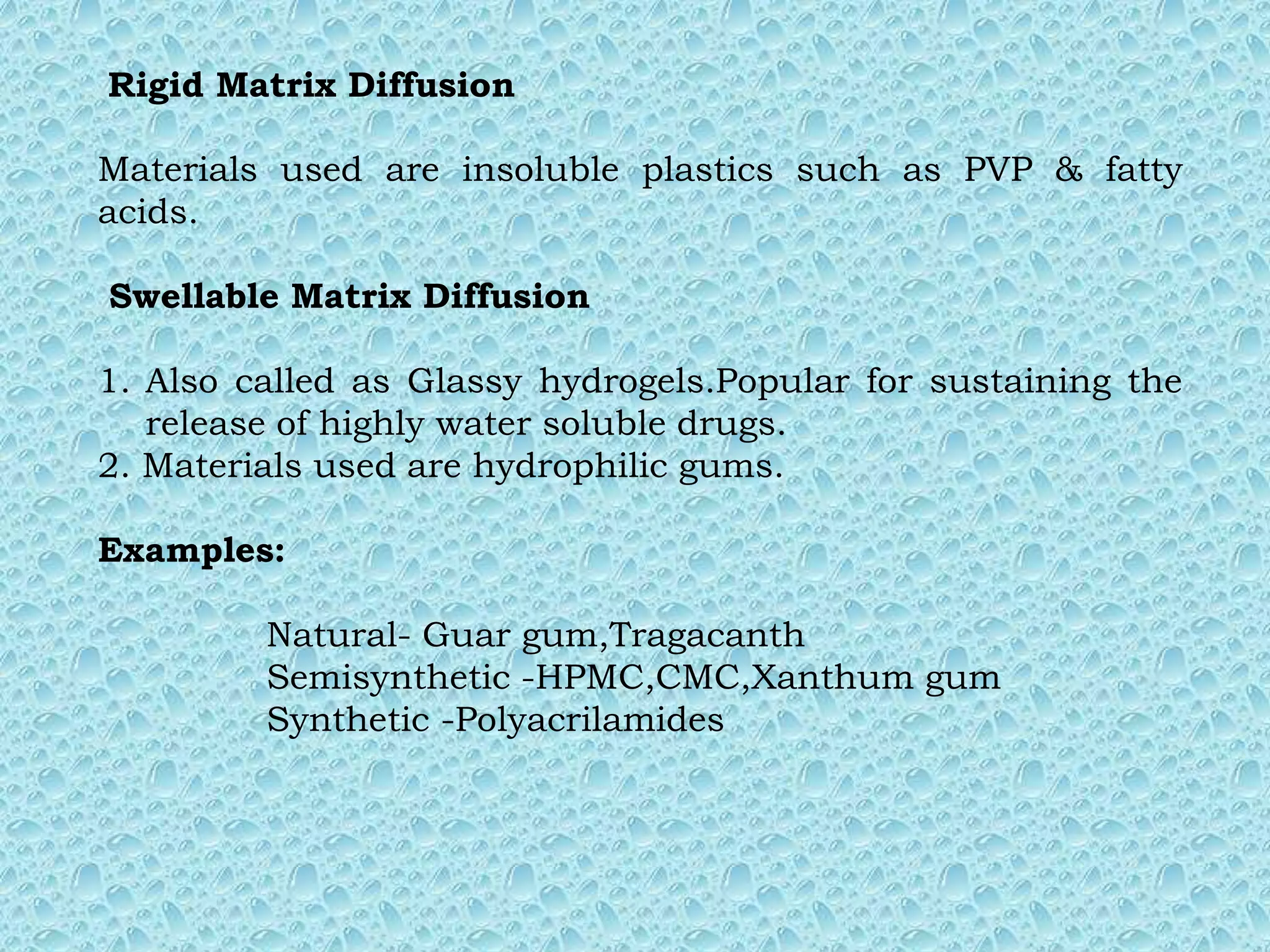 Types of oral controll drug delivery system | PPTX