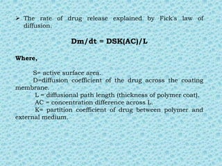 Types of oral controll drug delivery system | PPT