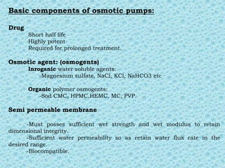 Types of oral controll drug delivery system | PPTX