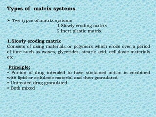 Types of oral controll drug delivery system | PPT