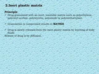 Types of oral controll drug delivery system | PPT