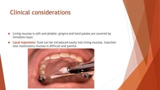 Types of oral mucosa | PPTX