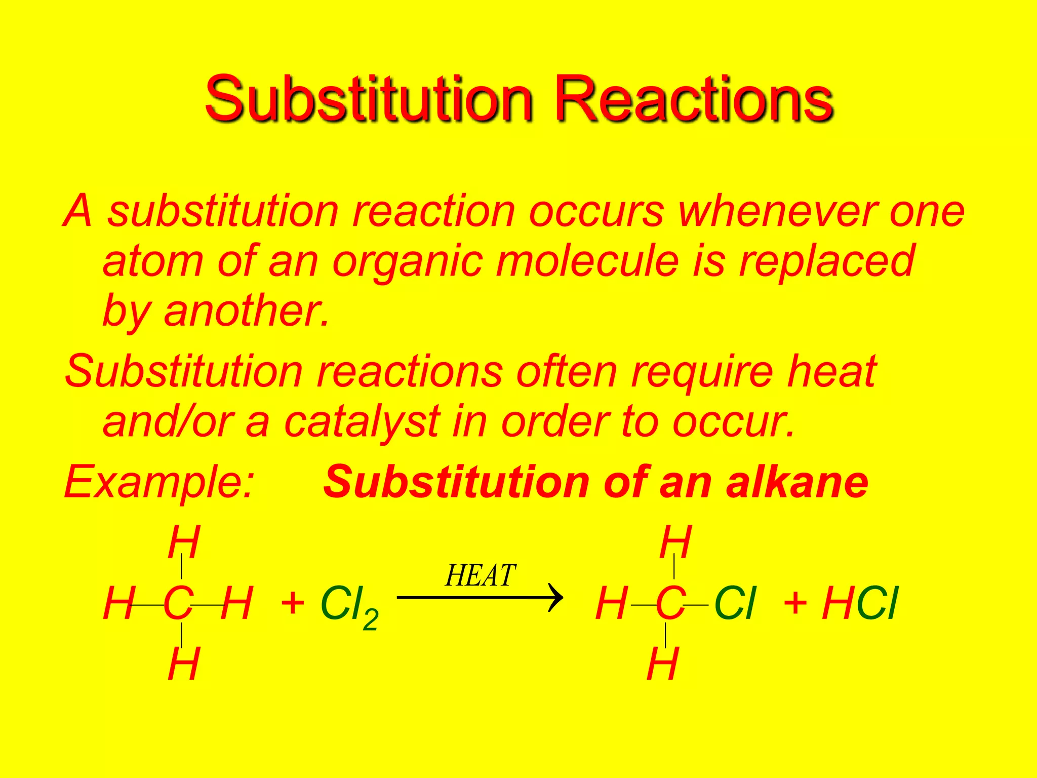 Types of organic_chemical_reactions_1 | PPTX