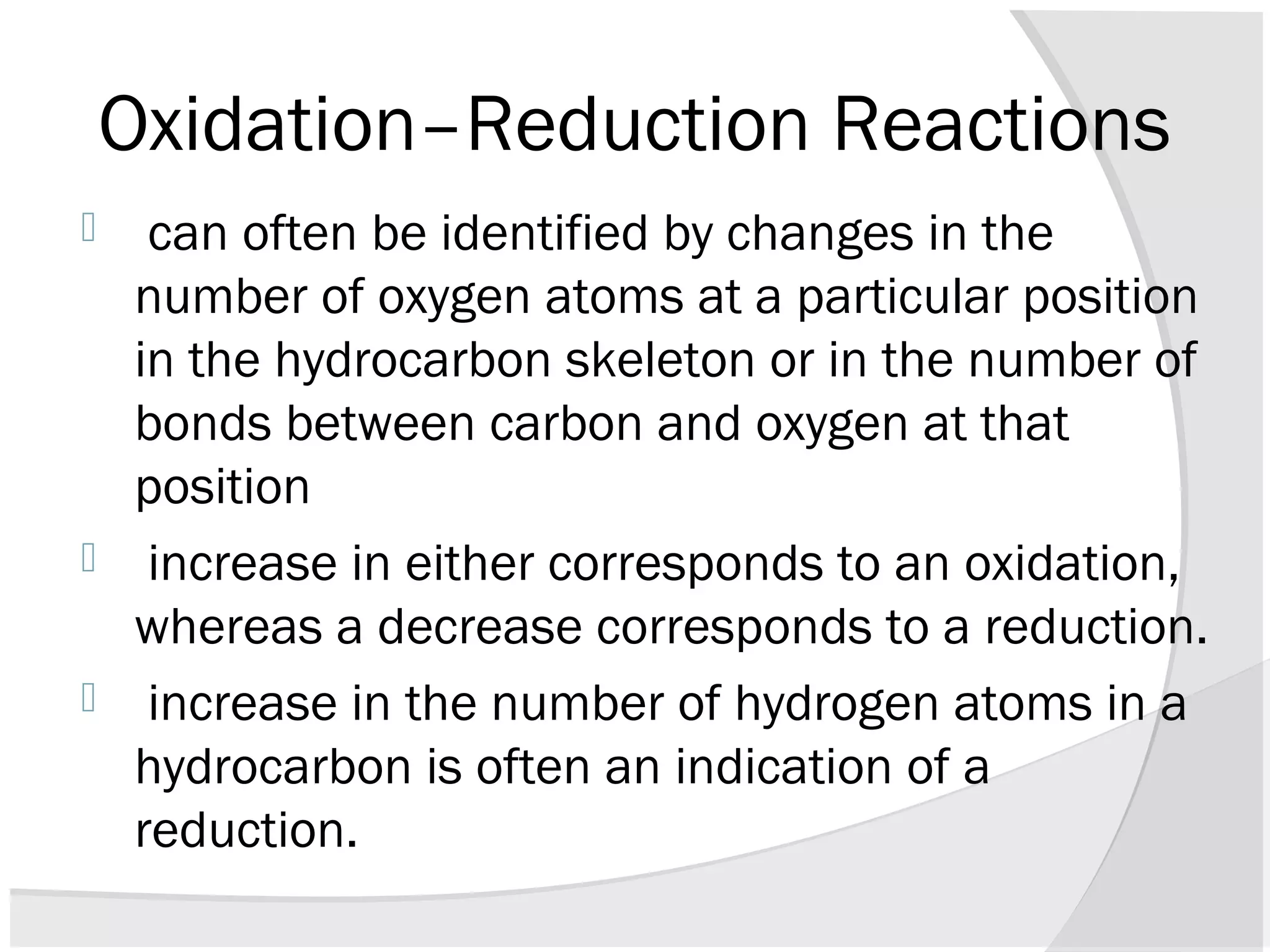 Types of Organic Reactions | PPT