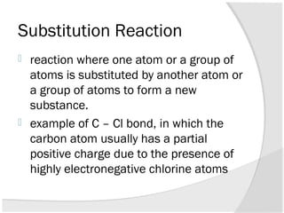 Types of Organic Reactions | PPT