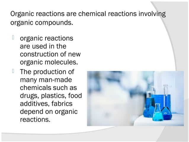Types of Organic Reactions | PPT