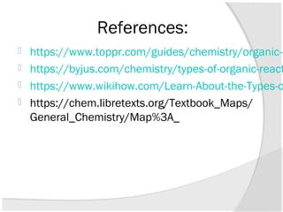 Types of Organic Reactions | PPT