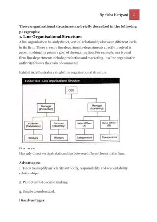Types of organisational | DOCX