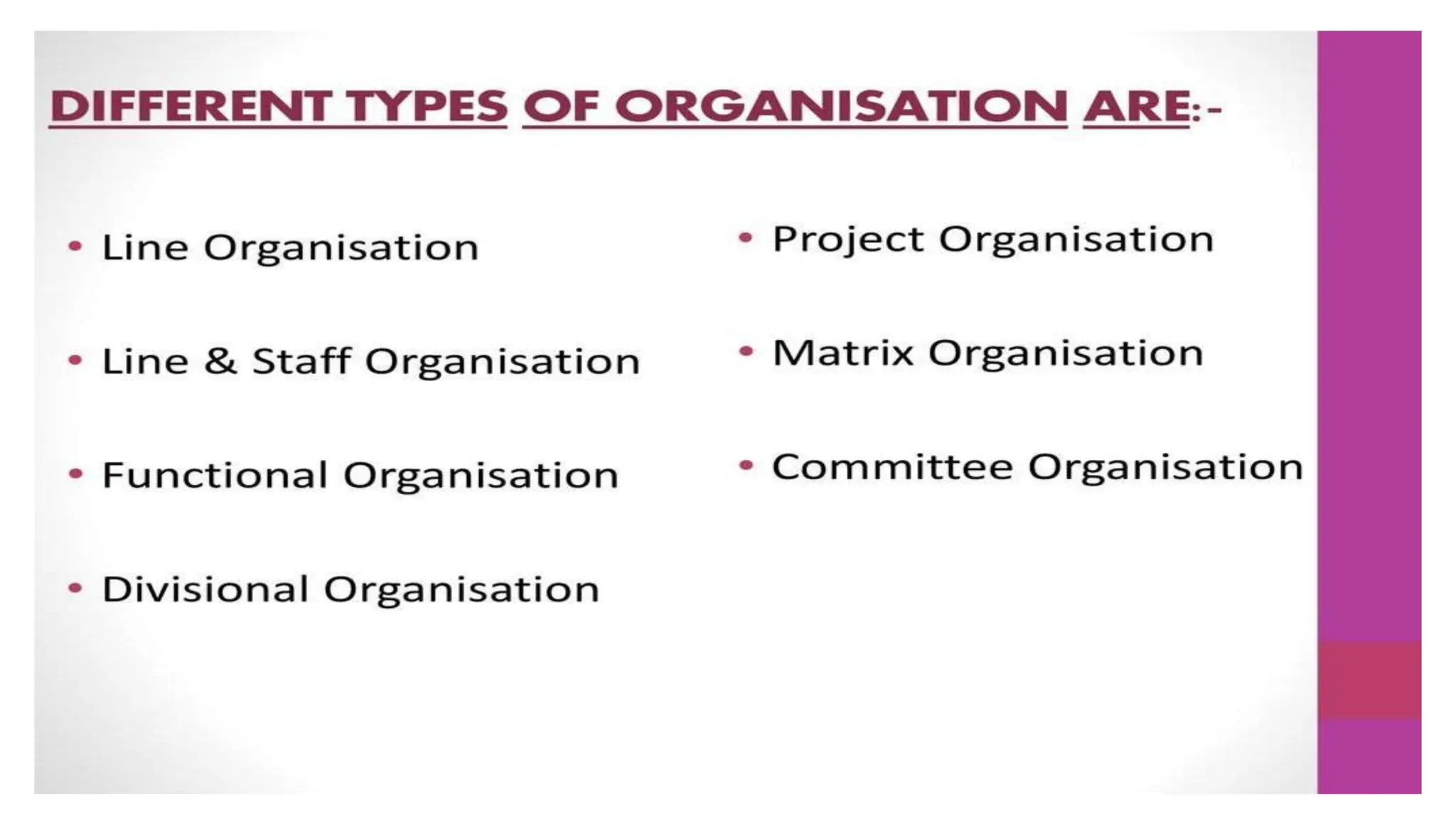 Organization Structure and the Types and merits | PPTX