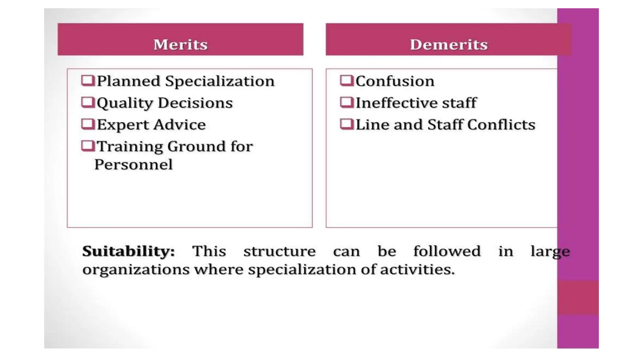 Organization Structure and the Types and merits | PPTX