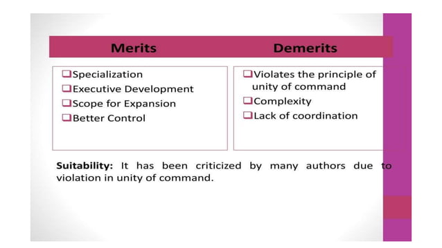 Organization Structure and the Types and merits | PPTX