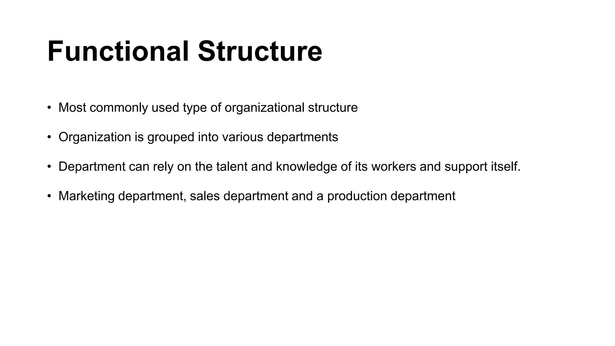 Types of organizational structure | PPTX