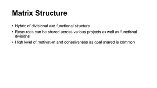 Types of organizational structure | PPTX