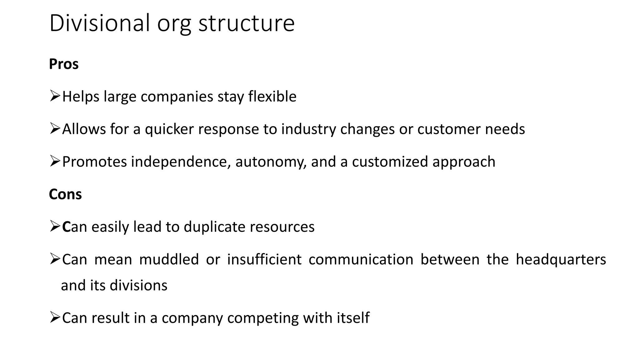 Types of organizational structures.pptx | Business Administration ...