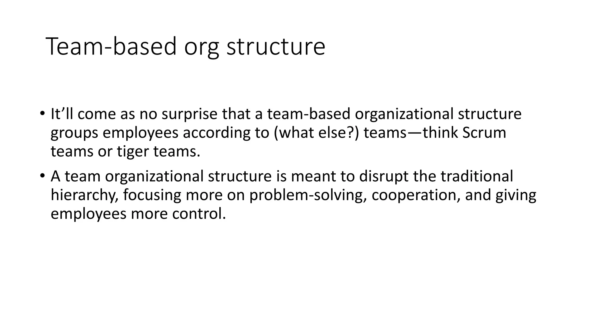 Types of organizational structures.pptx | Business Administration ...
