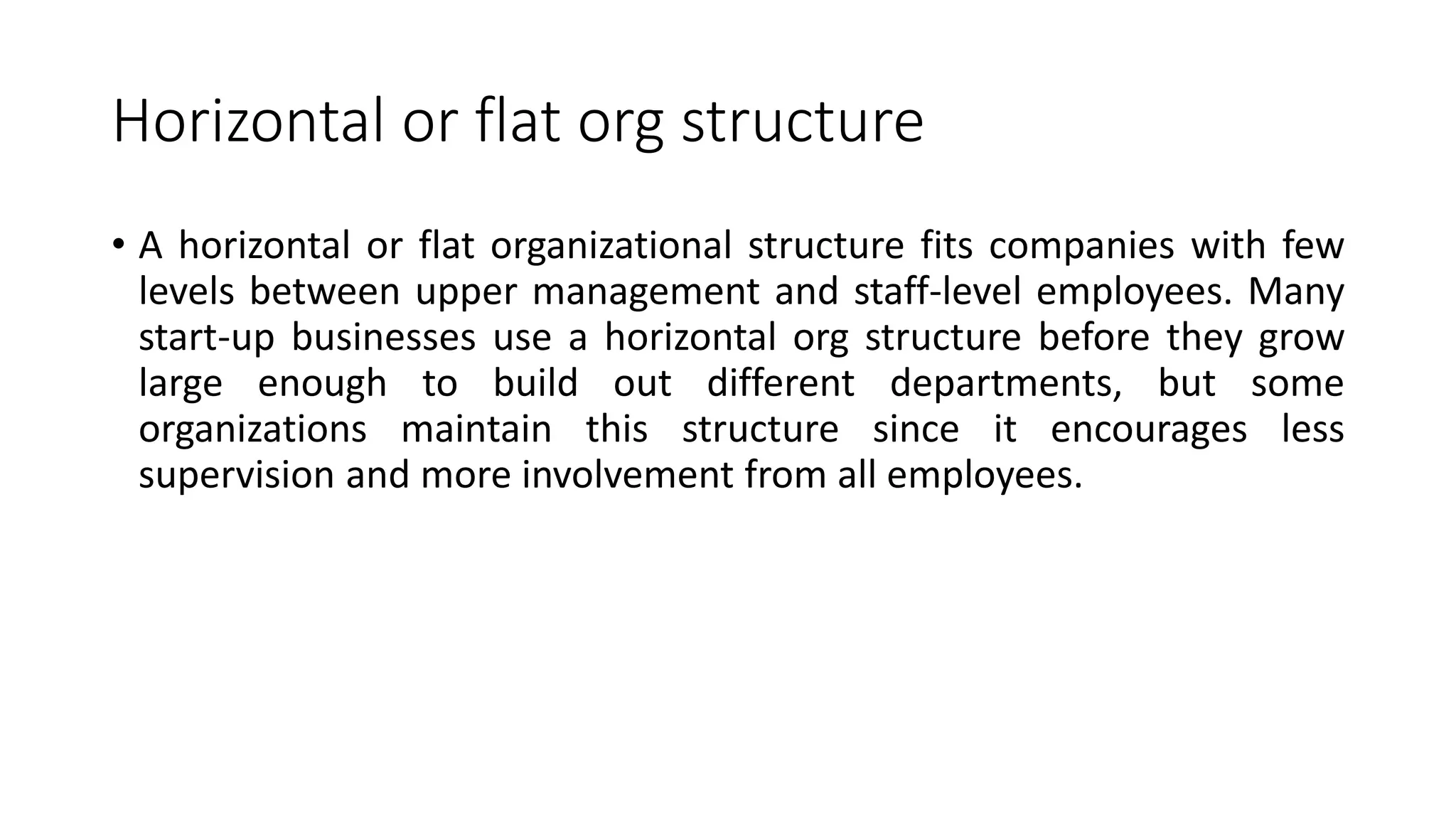 Types of organizational structures.pptx | Business Administration ...