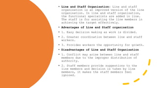 DETAILS OF VARIOUS TYPES OF ORGANIZATIONS | PPT