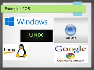 Types of os | ODP