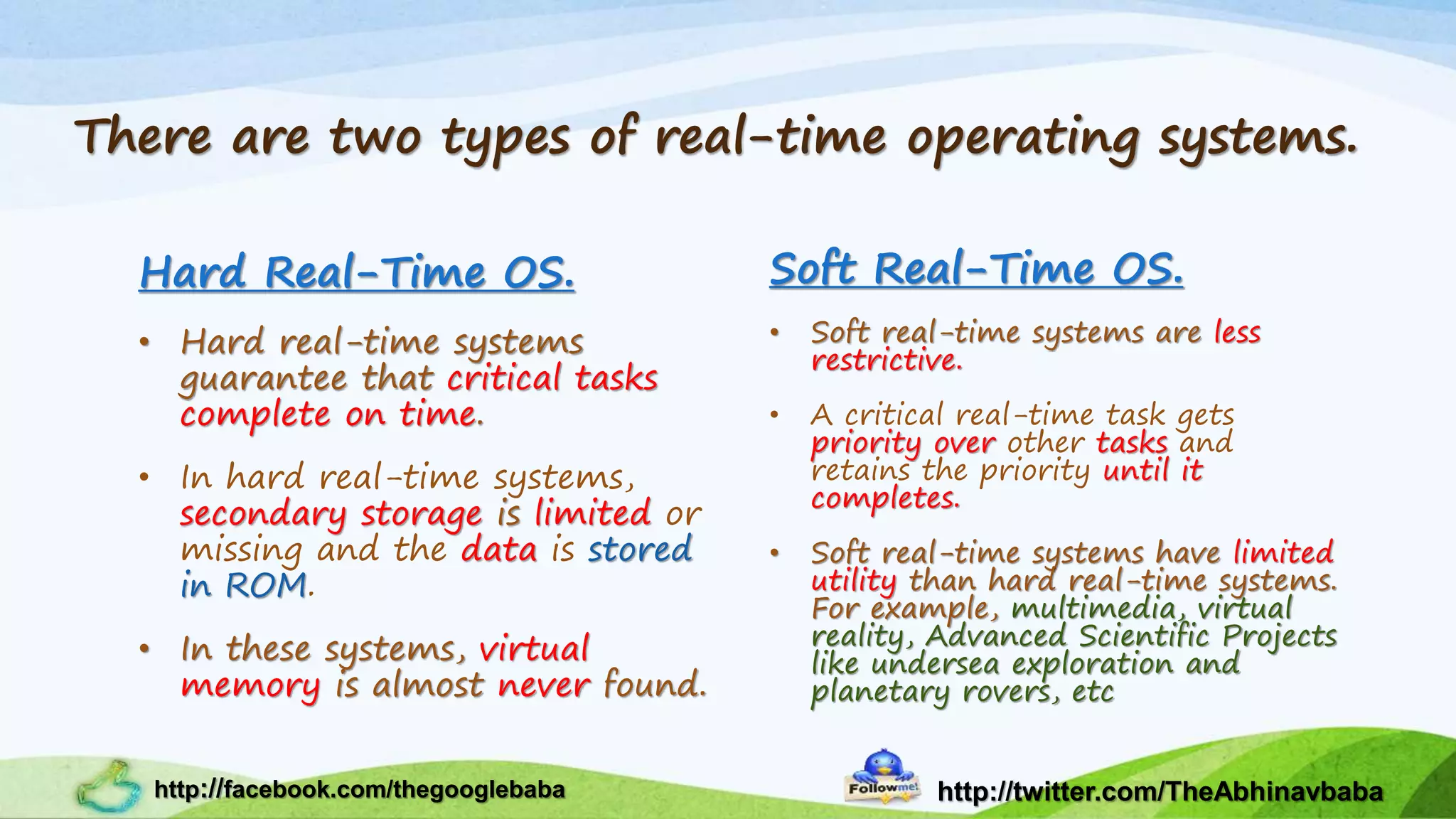 Operating System - Types Of Operating System Unit-1 | PPT Operating System - Types Of Operating System Unit-1 | PPT