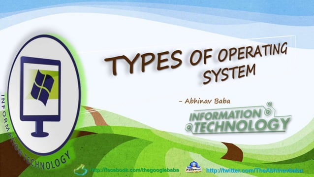 Operating System Types Of Operating System Unit 1 Ppt 