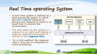 Operating System - Types Of Operating System Unit-1 | PPTX