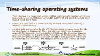 Operating System - Types Of Operating System Unit-1 | PPTX