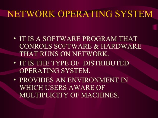 Types of os ppt | PPT