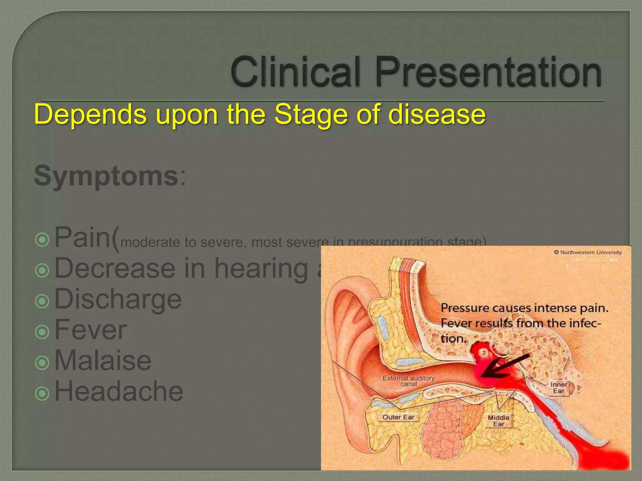 Types of Otitis Media by Dr. Haseeb Ahmed - dec 2011 | PPTX