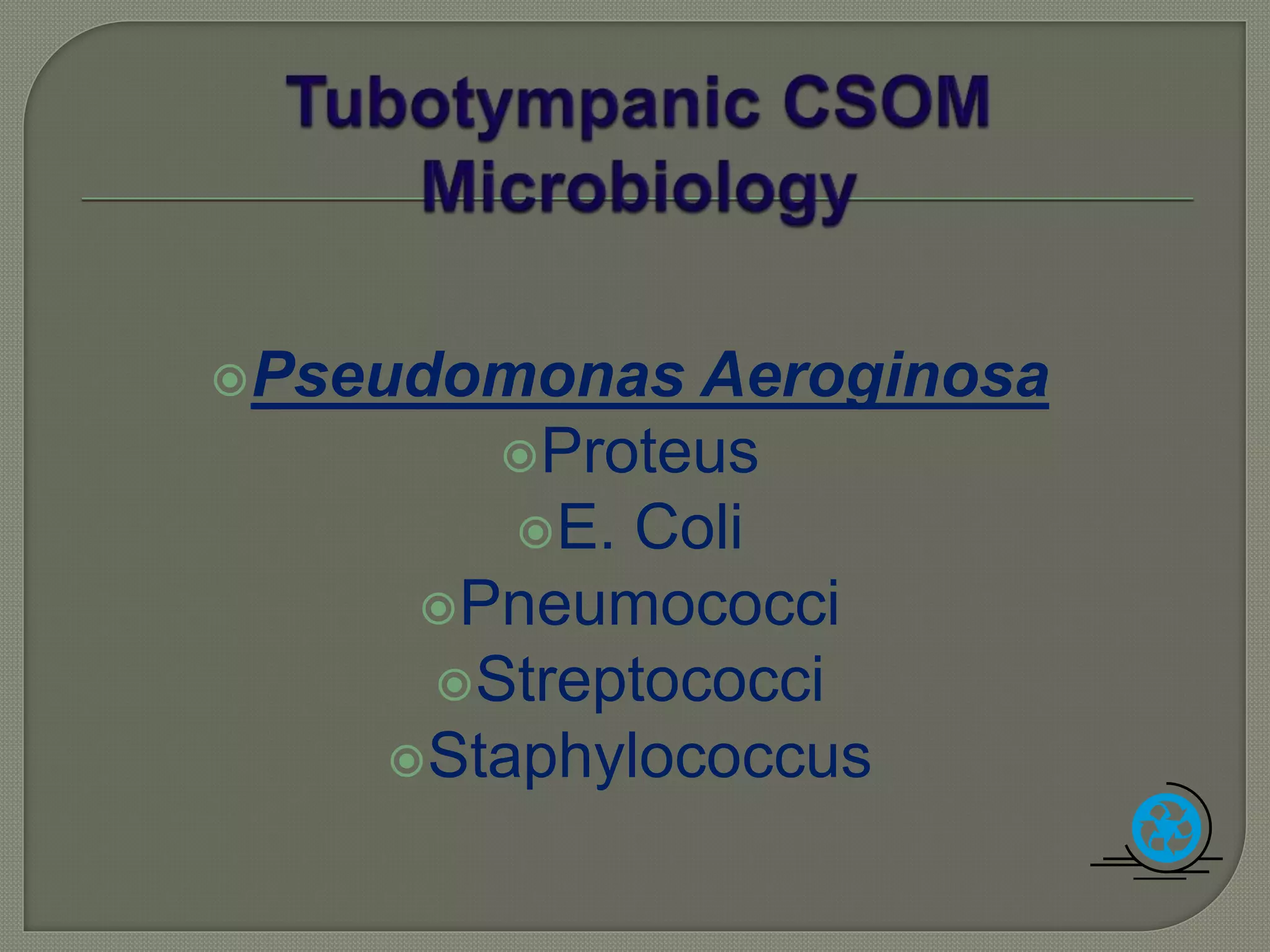 Types of Otitis Media by Dr. Haseeb Ahmed - dec 2011 | PPTX
