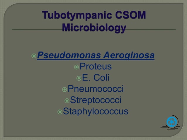 Types of Otitis Media by Dr. Haseeb Ahmed - dec 2011 | PPTX
