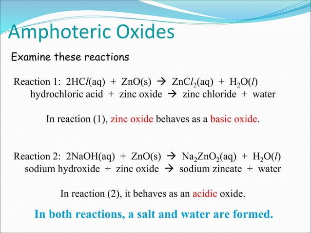 Types of Oxides.ppt | Chemistry | Science